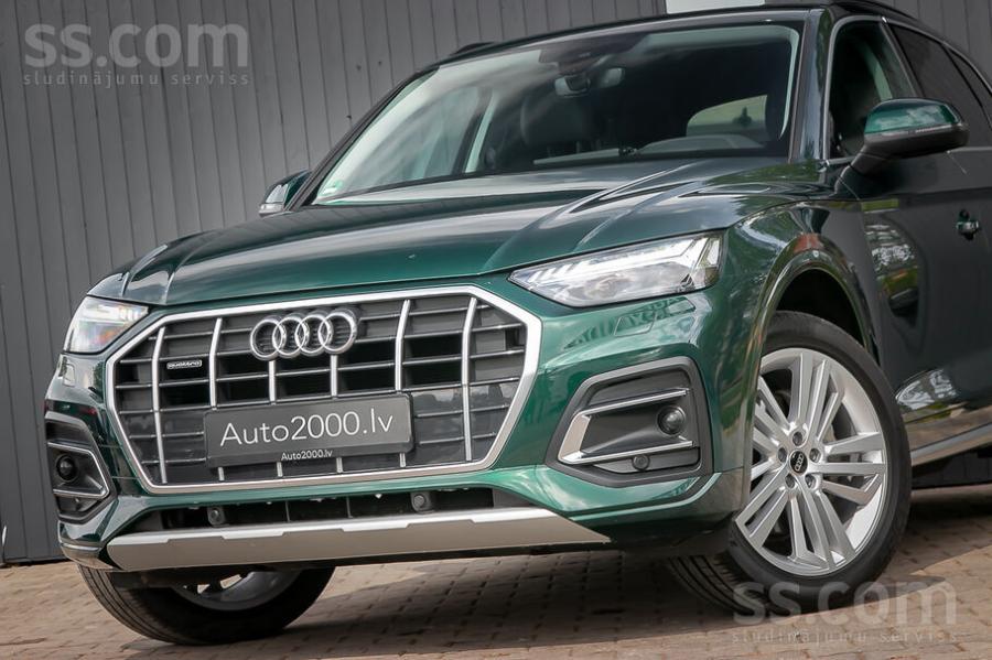 Zaļš Audi Q5 2022 Tukums, ar dzinēja tilpumu 2.00 L un nobraukumu 45 tūkst. km par 35990 €, foto 3 vietnē AUTOMOTO.COM.LV