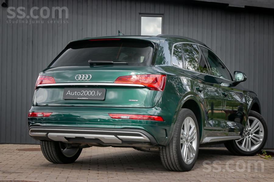 Zaļš Audi Q5 2022 Tukums, ar dzinēja tilpumu 2.00 L un nobraukumu 45 tūkst. km par 35990 €, foto 5 vietnē AUTOMOTO.COM.LV