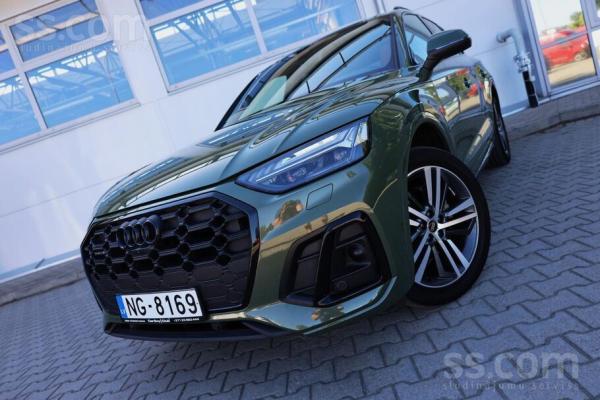 Zaļš Audi Q5 2022 Rīga, ar dzinēja tilpumu 2.00 L un nobraukumu 0 tūkst. km par 32995 €, foto 2 vietnē AUTOMOTO.COM.LV