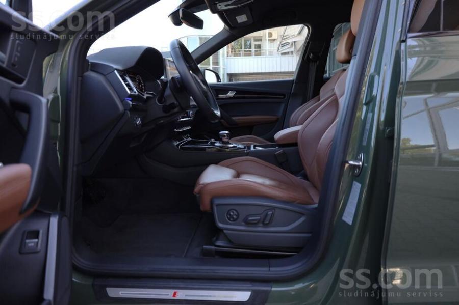 Green Audi Q5 2022 in Riga, with an engine capacity of 2.00 L and mileage of 0 thousand km for 32995 €, photo 14 on AUTOMOTO.COM.LV