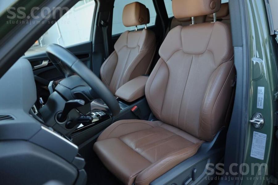Green Audi Q5 2022 in Riga, with an engine capacity of 2.00 L and mileage of 0 thousand km for 32995 €, photo 15 on AUTOMOTO.COM.LV