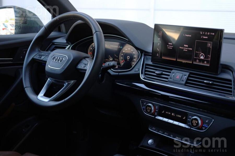 Green Audi Q5 2022 in Riga, with an engine capacity of 2.00 L and mileage of 0 thousand km for 32995 €, photo 17 on AUTOMOTO.COM.LV