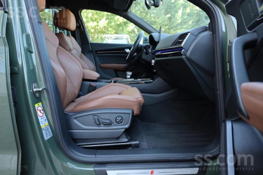 Green Audi Q5 2022 in Riga, with an engine capacity of 2.00 L and mileage of 0 thousand km for 32995 €, photo 18 on AUTOMOTO.COM.LV