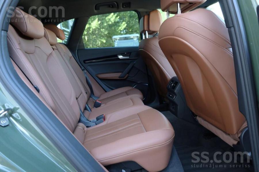Green Audi Q5 2022 in Riga, with an engine capacity of 2.00 L and mileage of 0 thousand km for 32995 €, photo 21 on AUTOMOTO.COM.LV