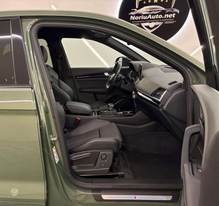 Green Audi Q5 2023 in Marijampole, with an engine capacity of 1.97 L and mileage of 244 thousand km for 27999 €, photo 14 on AUTOMOTO.COM.LV