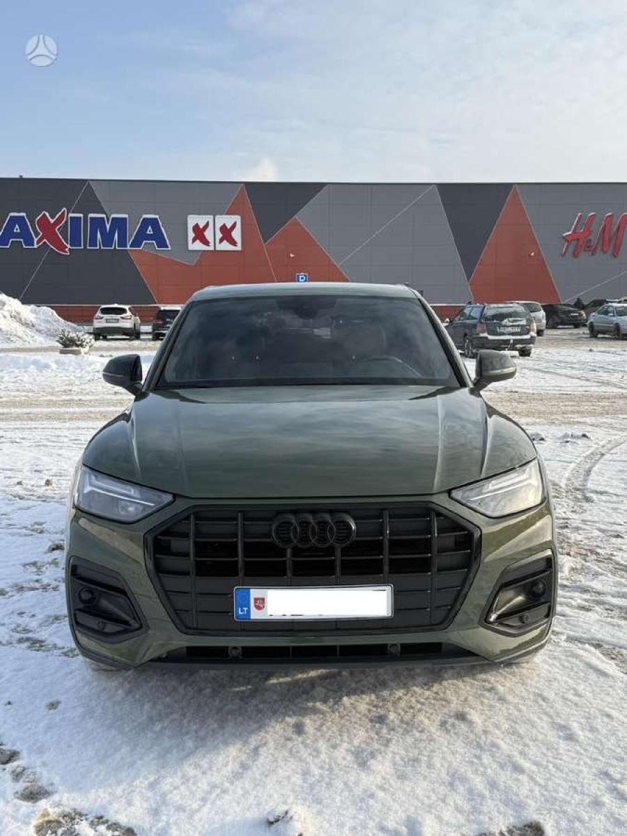 Green Audi Q5 2024 in Kaunas, with an engine capacity of 1.97 L and mileage of 33 thousand km for 44900 €, photo 4 on AUTOMOTO.COM.LV