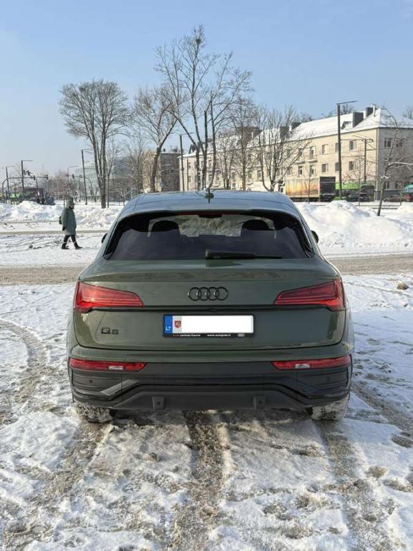 Green Audi Q5 2024 in Kaunas, with an engine capacity of 1.97 L and mileage of 33 thousand km for 44900 €, photo 6 on AUTOMOTO.COM.LV