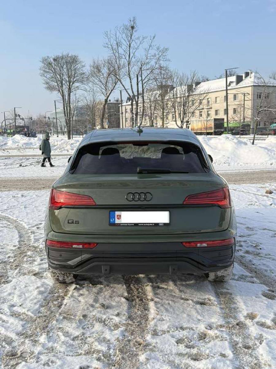 Green Audi Q5 2024 in Kaunas, with an engine capacity of 1.97 L and mileage of 33 thousand km for 44900 €, photo 6 on AUTOMOTO.COM.LV