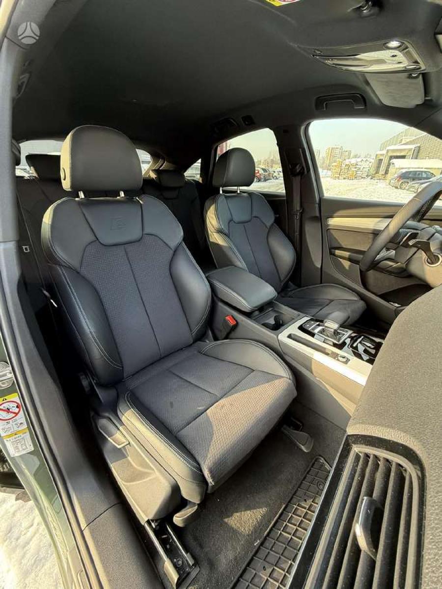 Green Audi Q5 2024 in Kaunas, with an engine capacity of 1.97 L and mileage of 33 thousand km for 44900 €, photo 12 on AUTOMOTO.COM.LV