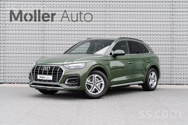 Zaļš Audi Q5 2025 Rīga, ar dzinēja tilpumu 2.00 L un nobraukumu 21 tūkst. km par 36750 €, foto  vietnē AUTOMOTO.COM.LV