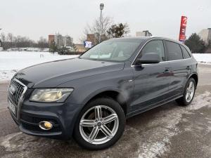 Pelēks Audi Q5 2009 Kauņa, ar dzinēja tilpumu 1.97 L un nobraukumu 380 tūkst. km par 7750 €, foto  vietnē AUTOMOTO.COM.LV
