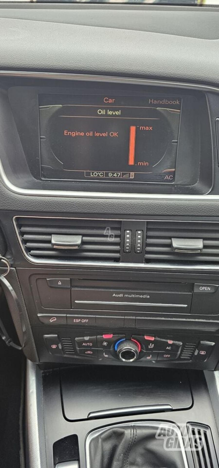 Grey Audi Q5 2009 in Kaunas, with an engine capacity of 2.00 L and mileage of 277 thousand km for 8800 €, photo 26 on AUTOMOTO.COM.LV