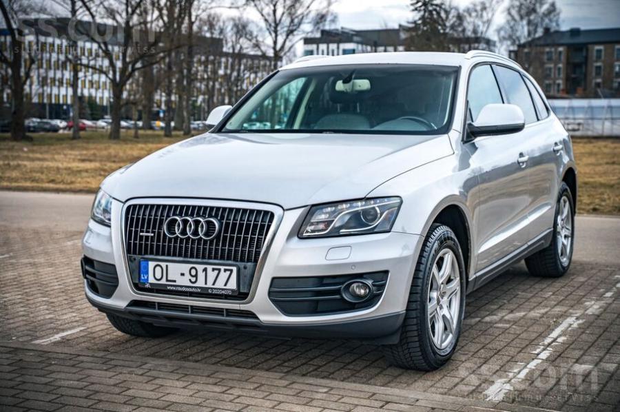 Grey Audi Q5 2009 in Riga, with an engine capacity of 3.00 L and mileage of 0 thousand km for 7990 €, photo 1 on AUTOMOTO.COM.LV
