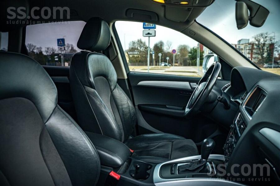 Grey Audi Q5 2009 in Riga, with an engine capacity of 3.00 L and mileage of 0 thousand km for 7990 €, photo 9 on AUTOMOTO.COM.LV