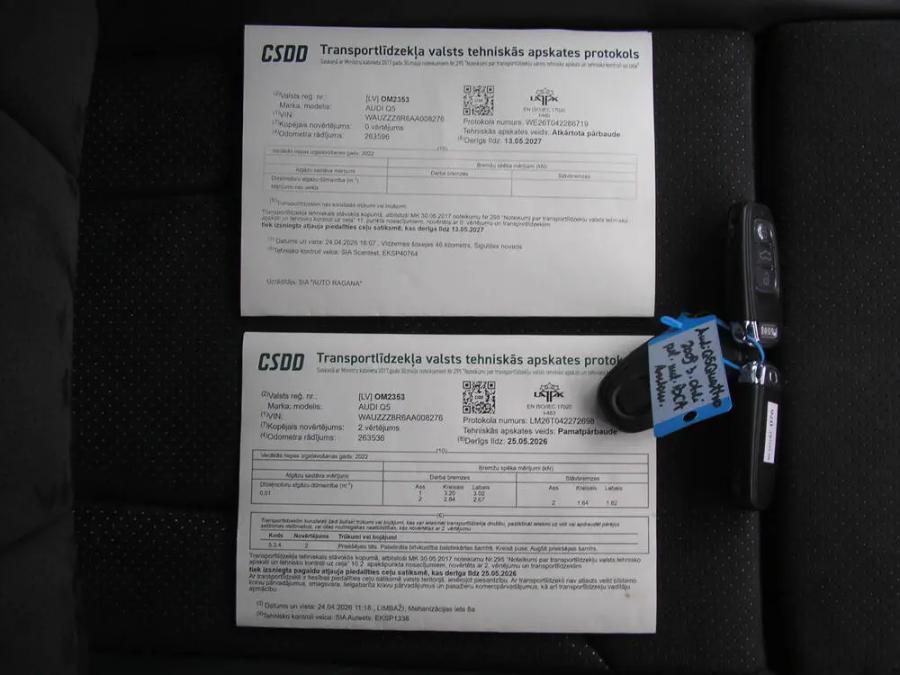 Pelēks Audi Q5 2009 Sigulda, ar dzinēja tilpumu 3.00 L un nobraukumu 263 tūkst. km par 9650 €, foto 37 vietnē AUTOMOTO.COM.LV