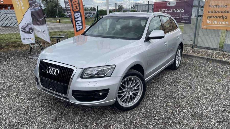 Pelēks Audi Q5 2009 Marijampole, ar dzinēja tilpumu 2.97 L un nobraukumu 265 tūkst. km par 8850 €, foto 1 vietnē AUTOMOTO.COM.LV