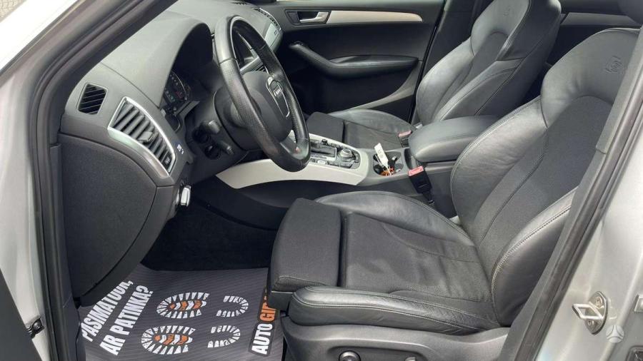 Pelēks Audi Q5 2009 Marijampole, ar dzinēja tilpumu 2.97 L un nobraukumu 265 tūkst. km par 8850 €, foto 17 vietnē AUTOMOTO.COM.LV