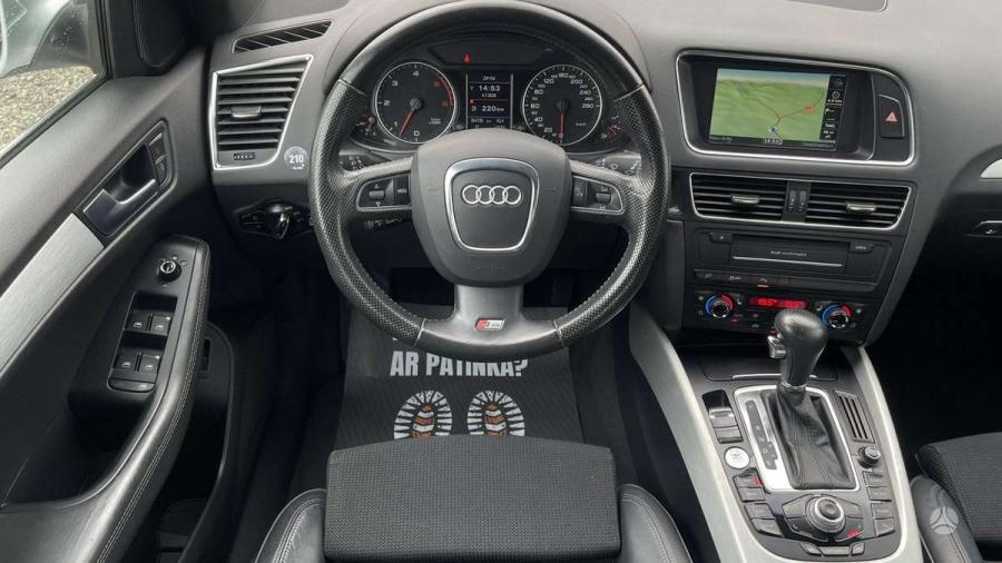 Pelēks Audi Q5 2009 Marijampole, ar dzinēja tilpumu 2.97 L un nobraukumu 265 tūkst. km par 8850 €, foto 30 vietnē AUTOMOTO.COM.LV