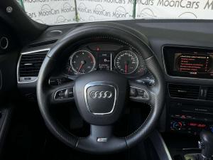 Grey Audi Q5 2009 in Vilnius, with an engine capacity of 2.97 L and mileage of 395 thousand km for 6200 €, photo 12 on AUTOMOTO.COM.LV