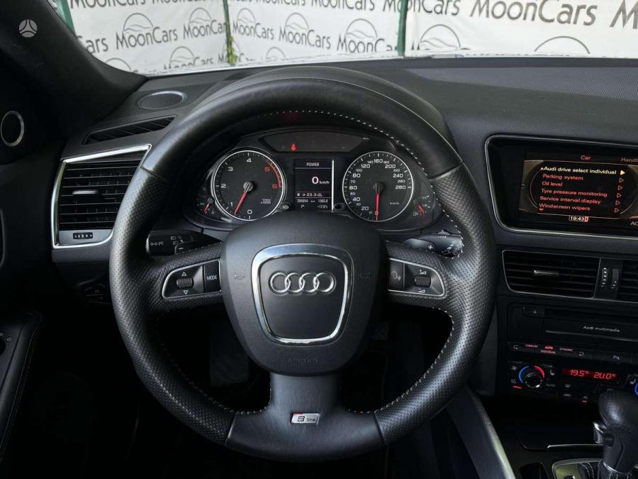 Grey Audi Q5 2009 in Vilnius, with an engine capacity of 2.97 L and mileage of 395 thousand km for 6200 €, photo 12 on AUTOMOTO.COM.LV