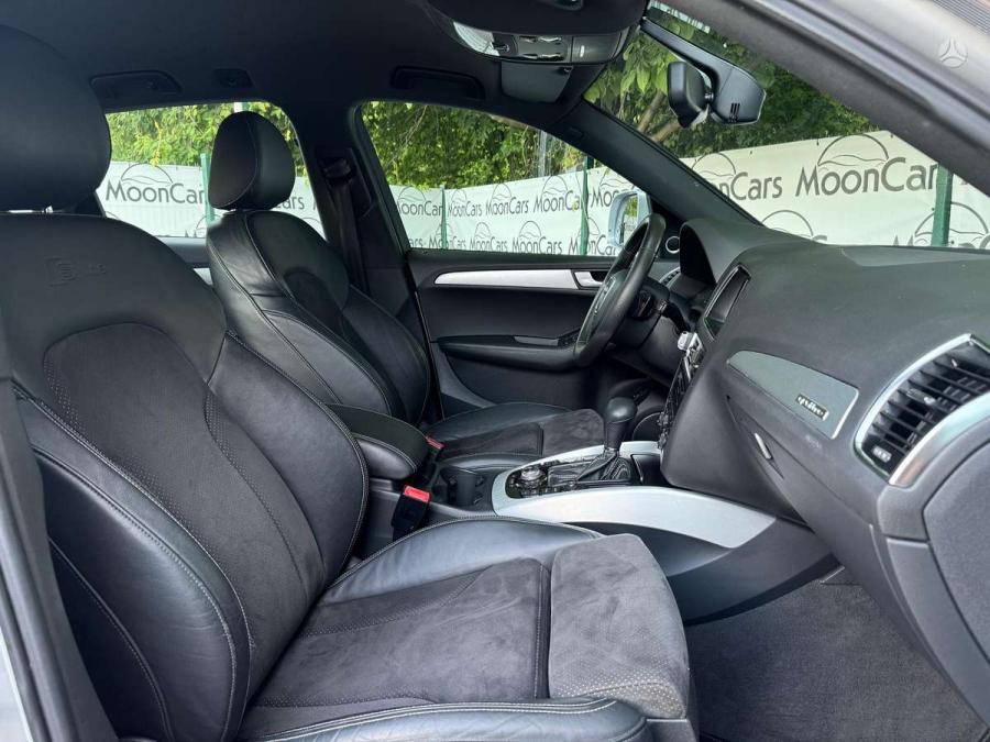 Grey Audi Q5 2009 in Vilnius, with an engine capacity of 2.97 L and mileage of 395 thousand km for 6200 €, photo 14 on AUTOMOTO.COM.LV