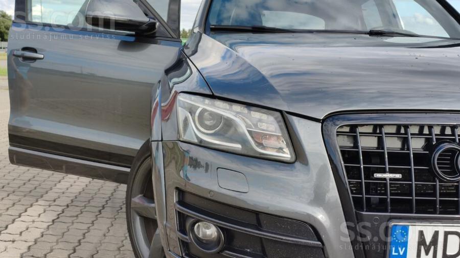 Grey Audi Q5 2009 in Jurmala, with an engine capacity of 3.00 L and mileage of 291 thousand km for 8990 €, photo 6 on AUTOMOTO.COM.LV
