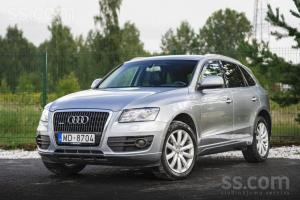 Grey Audi Q5 2009 in Riga, with an engine capacity of 3.00 L and mileage of 392 thousand km for 7390 €, photo  on AUTOMOTO.COM.LV