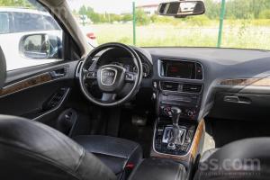 Grey Audi Q5 2009 in Riga, with an engine capacity of 3.00 L and mileage of 392 thousand km for 7390 €, photo 12 on AUTOMOTO.COM.LV