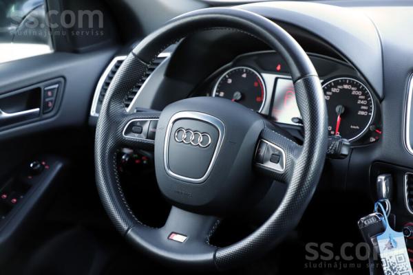 Grey Audi Q5 2010 in Tukums, with an engine capacity of 2.00 L and mileage of 194 thousand km for 11500 €, photo 9 on AUTOMOTO.COM.LV