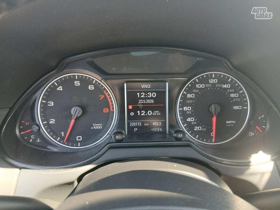 Grey Audi Q5 2010 in Kaunas, with an engine capacity of 3.20 L and mileage of 221 thousand km for 7700 €, photo 27 on AUTOMOTO.COM.LV