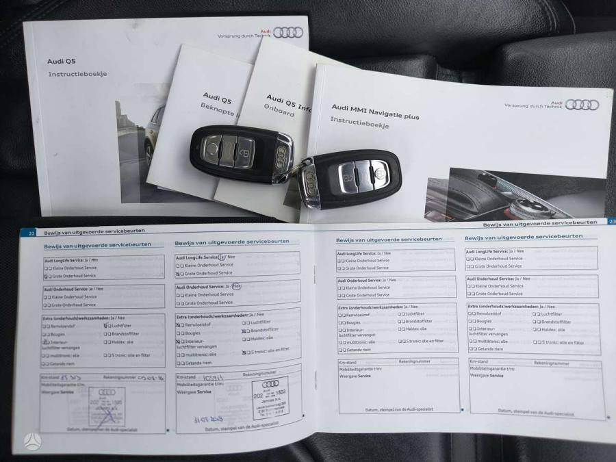 Pelēks Audi Q5 2010 Šauļi, ar dzinēja tilpumu 1.97 L un nobraukumu 273 tūkst. km par 9800 €, foto 44 vietnē AUTOMOTO.COM.LV
