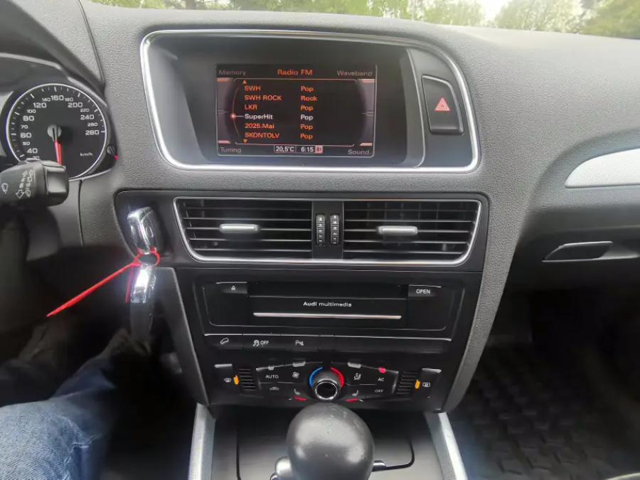 Grey Audi Q5 2011 in Kuldiga, with an engine capacity of 3.00 L and mileage of 189 thousand km for 11400 €, photo 13 on AUTOMOTO.COM.LV