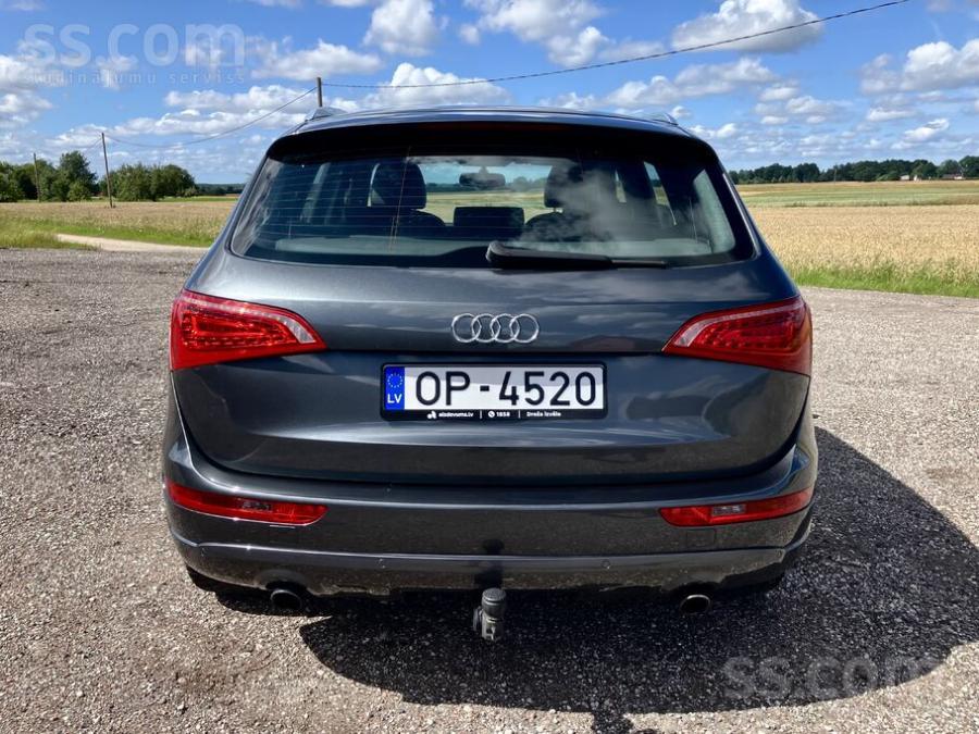 Pelēks Audi Q5 2011 Talsi, ar dzinēja tilpumu 2.00 L un nobraukumu 228 tūkst. km par 11500 €, foto 6 vietnē AUTOMOTO.COM.LV