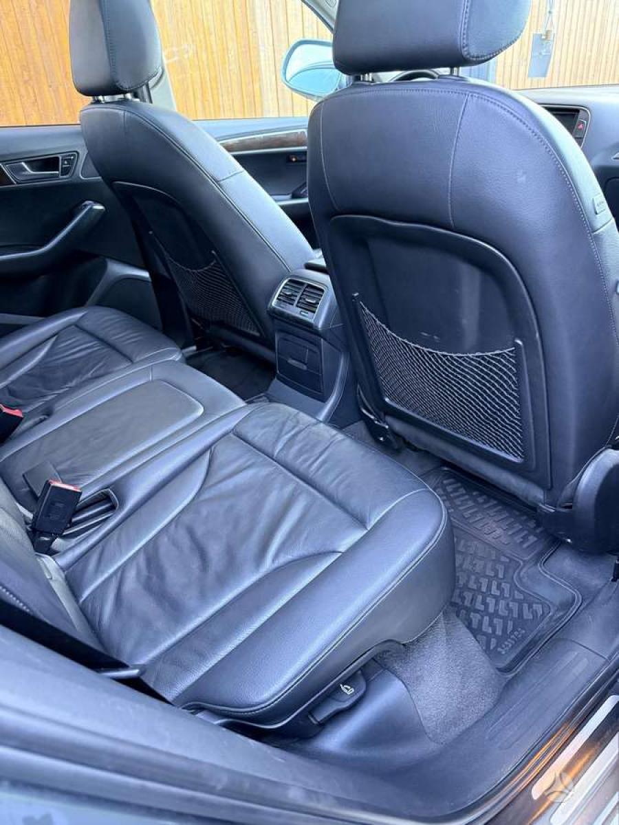 Grey Audi Q5 2011 in Vilnius, with an engine capacity of 1.98 L and mileage of 313 thousand km for 7100 €, photo 15 on AUTOMOTO.COM.LV