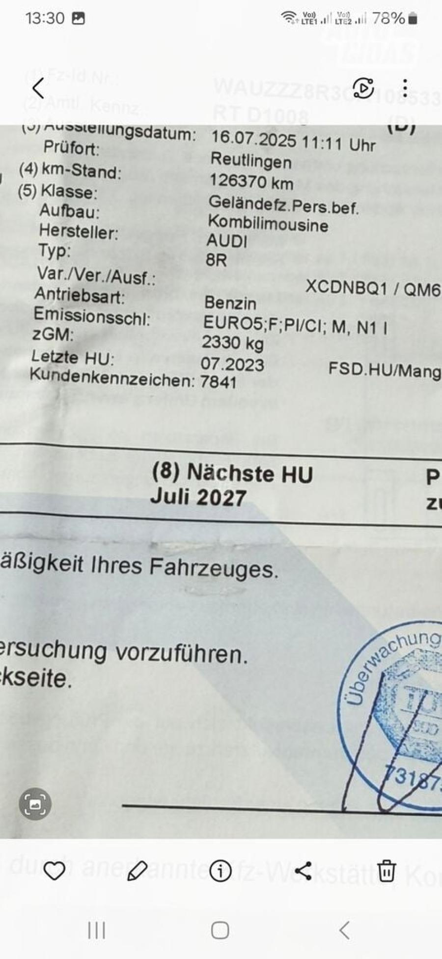 Серый Ауди Ку 5 2012 в Утена, объемом двигателя 2.00 л и пробегом 128 тыс. км за 10400 €, фото 22 на AUTOMOTO.COM.LV