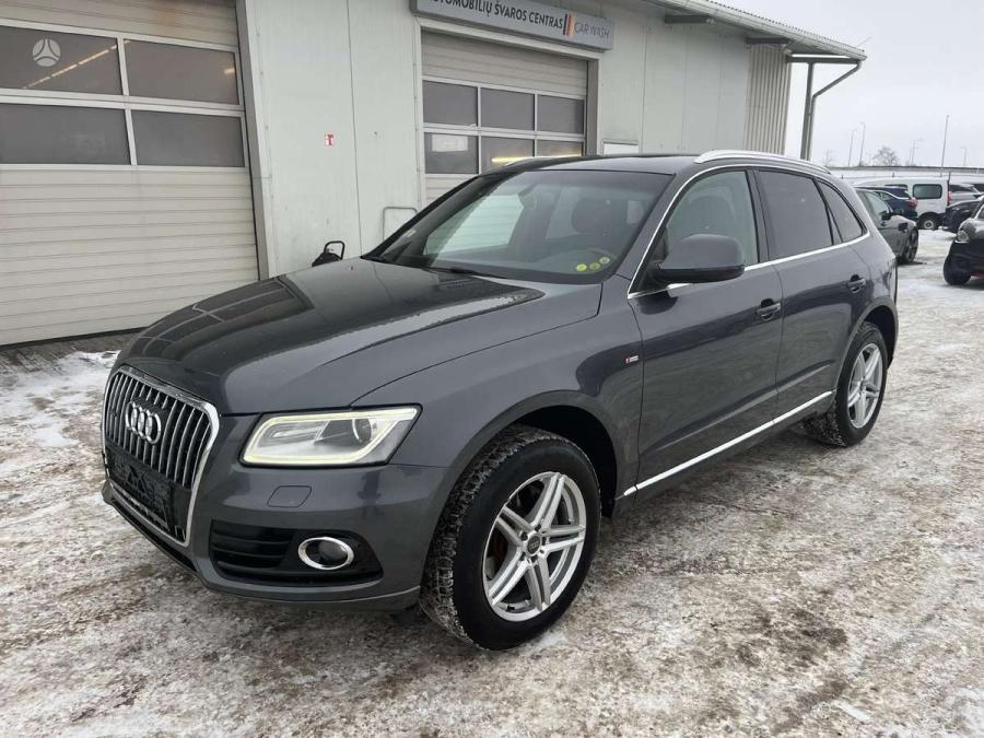 Pelēks Audi Q5 2012 Marijampole, ar dzinēja tilpumu 1.97 L un nobraukumu 361 tūkst. km par 10500 €, foto 1 vietnē AUTOMOTO.COM.LV