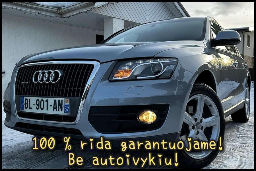 Pelēks Audi Q5 2012 Kauņa, ar dzinēja tilpumu 2.00 L un nobraukumu 270 tūkst. km par 10800 €, foto 1 vietnē AUTOMOTO.COM.LV