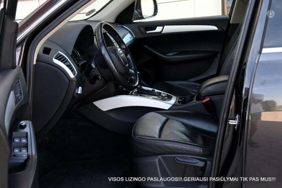 Grey Audi Q5 2012 in Kretinga, with an engine capacity of 1.97 L and mileage of 276 thousand km for 10999 €, photo 17 on AUTOMOTO.COM.LV