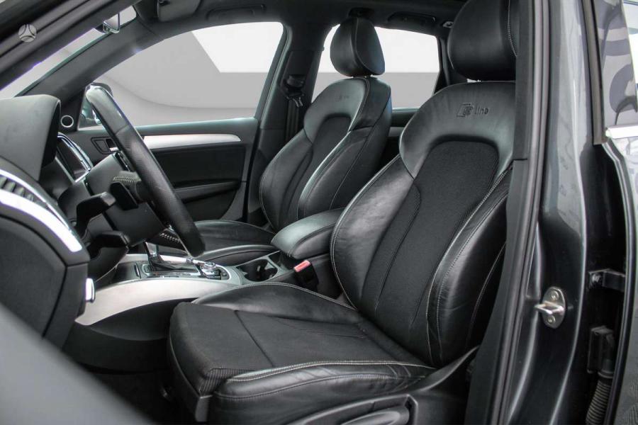 Grey Audi Q5 2012 in Kaunas, with an engine capacity of 3.00 L and mileage of 241 thousand km for 11390 €, photo 10 on AUTOMOTO.COM.LV
