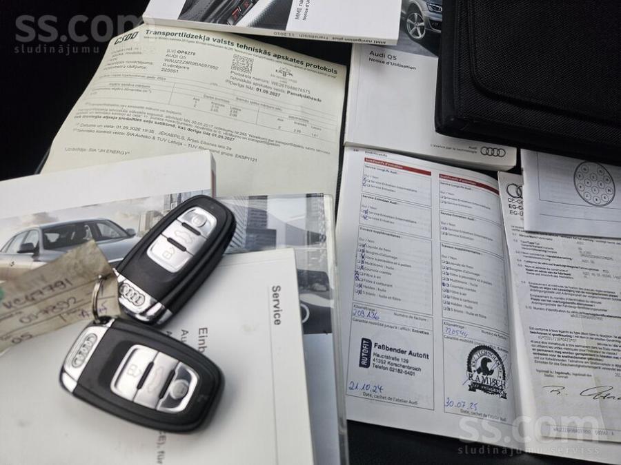 Pelēks Audi Q5 2012 Jēkabpils, ar dzinēja tilpumu 2.00 L un nobraukumu 226 tūkst. km par 9990 €, foto 29 vietnē AUTOMOTO.COM.LV