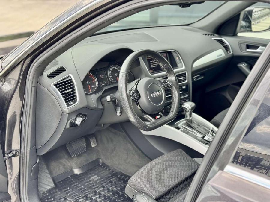 Pelēks Audi Q5 2012 Viļņa, ar dzinēja tilpumu 2.97 L un nobraukumu 176 tūkst. km par 12500 €, foto 11 vietnē AUTOMOTO.COM.LV