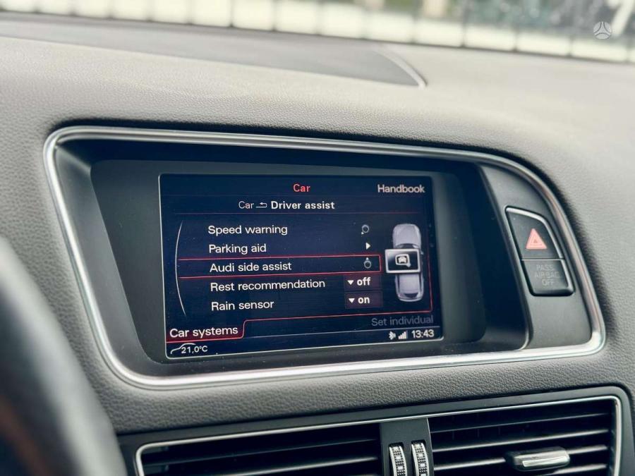 Pelēks Audi Q5 2012 Viļņa, ar dzinēja tilpumu 2.97 L un nobraukumu 176 tūkst. km par 12500 €, foto 30 vietnē AUTOMOTO.COM.LV