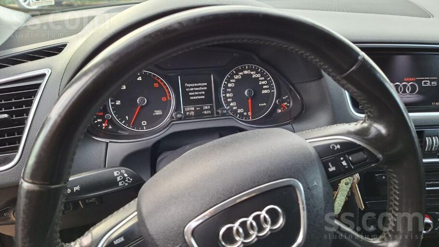 Grey Audi Q5 2012 in Jelgava, with an engine capacity of 3.00 L and mileage of 229 thousand km for 10650 €, photo 12 on AUTOMOTO.COM.LV