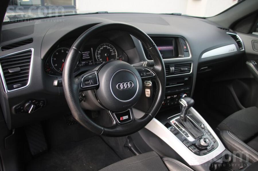Grey Audi Q5 2013 in Tukums, with an engine capacity of 2.00 L and mileage of 189 thousand km for 14568 €, photo 8 on AUTOMOTO.COM.LV