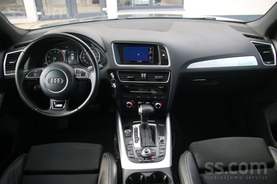 Grey Audi Q5 2013 in Tukums, with an engine capacity of 2.00 L and mileage of 189 thousand km for 14568 €, photo 9 on AUTOMOTO.COM.LV