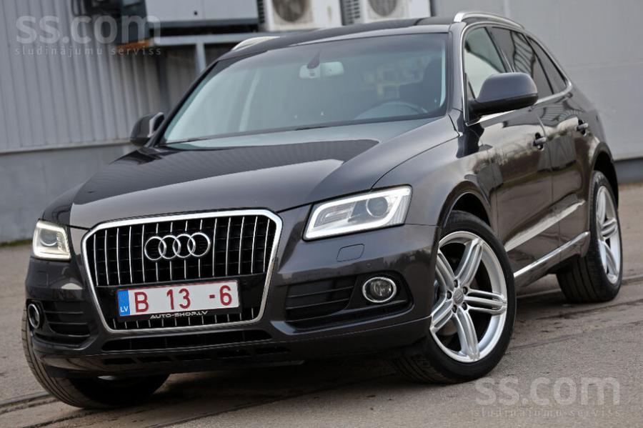 Grey Audi Q5 2013 in Tukums, with an engine capacity of 2.00 L and mileage of 259 thousand km for 12990 €, photo 2 on AUTOMOTO.COM.LV