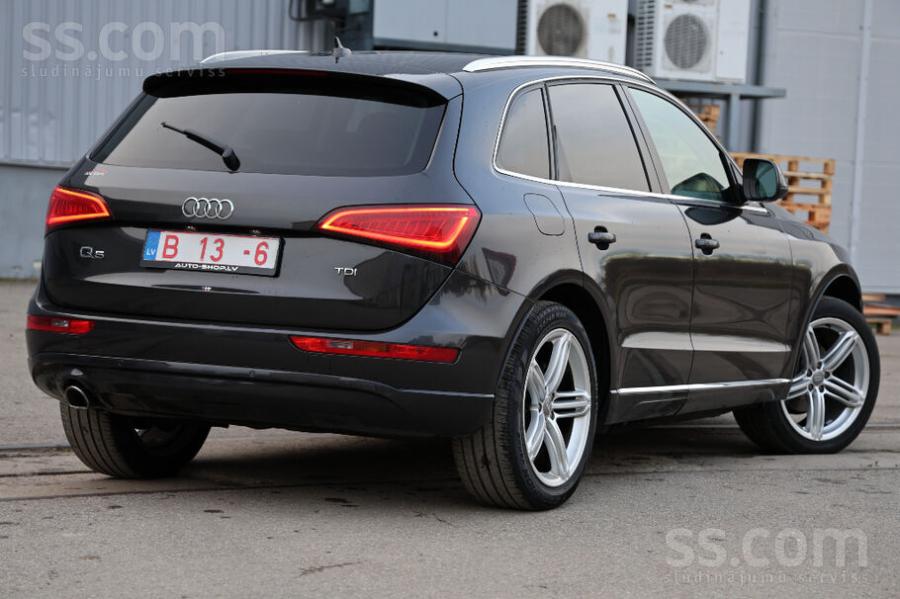 Grey Audi Q5 2013 in Tukums, with an engine capacity of 2.00 L and mileage of 259 thousand km for 12990 €, photo 4 on AUTOMOTO.COM.LV