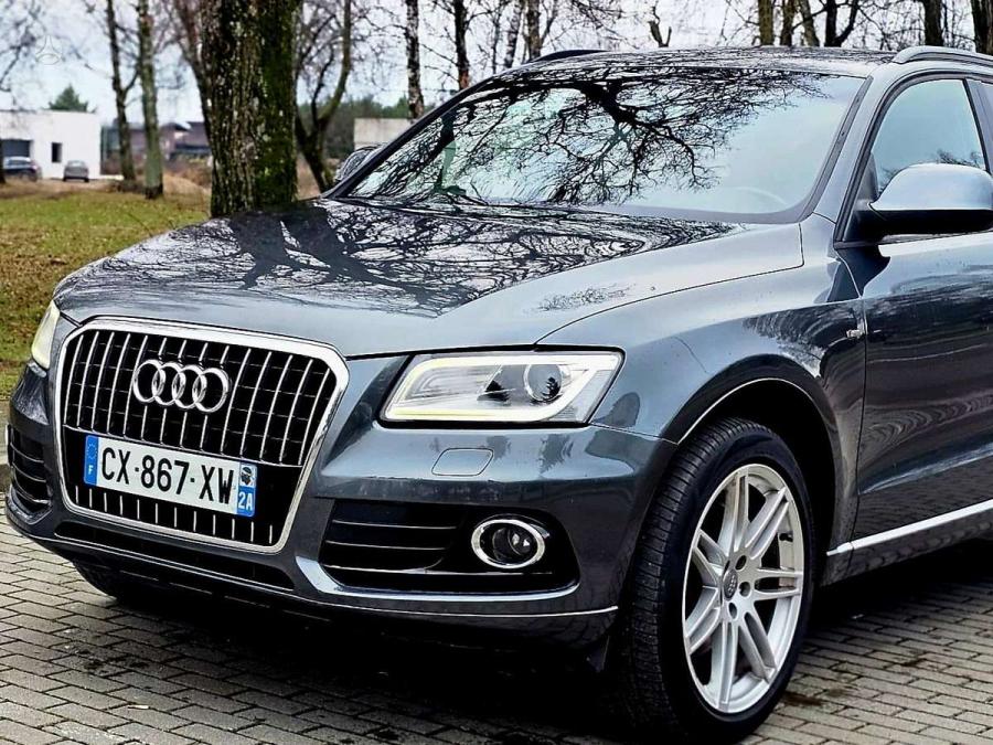 Grey Audi Q5 2013 in Taurage, with an engine capacity of 2.97 L and mileage of 289 thousand km for 9900 €, photo 8 on AUTOMOTO.COM.LV
