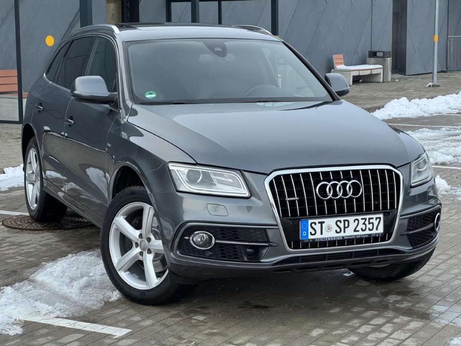 Grey Audi Q5 2013 in Jonava, with an engine capacity of 3.00 L and mileage of 285 thousand km for 12500 €, photo 7 on AUTOMOTO.COM.LV