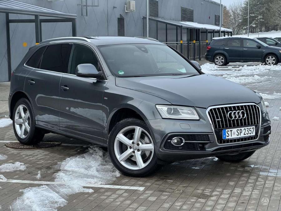 Grey Audi Q5 2013 in Jonava, with an engine capacity of 3.00 L and mileage of 285 thousand km for 12500 €, photo 8 on AUTOMOTO.COM.LV